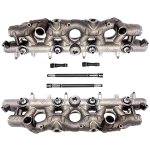 6.0 Powerstroke High Pressure Oil Rail Kit w/ New Pucks, Stand Pipes ...